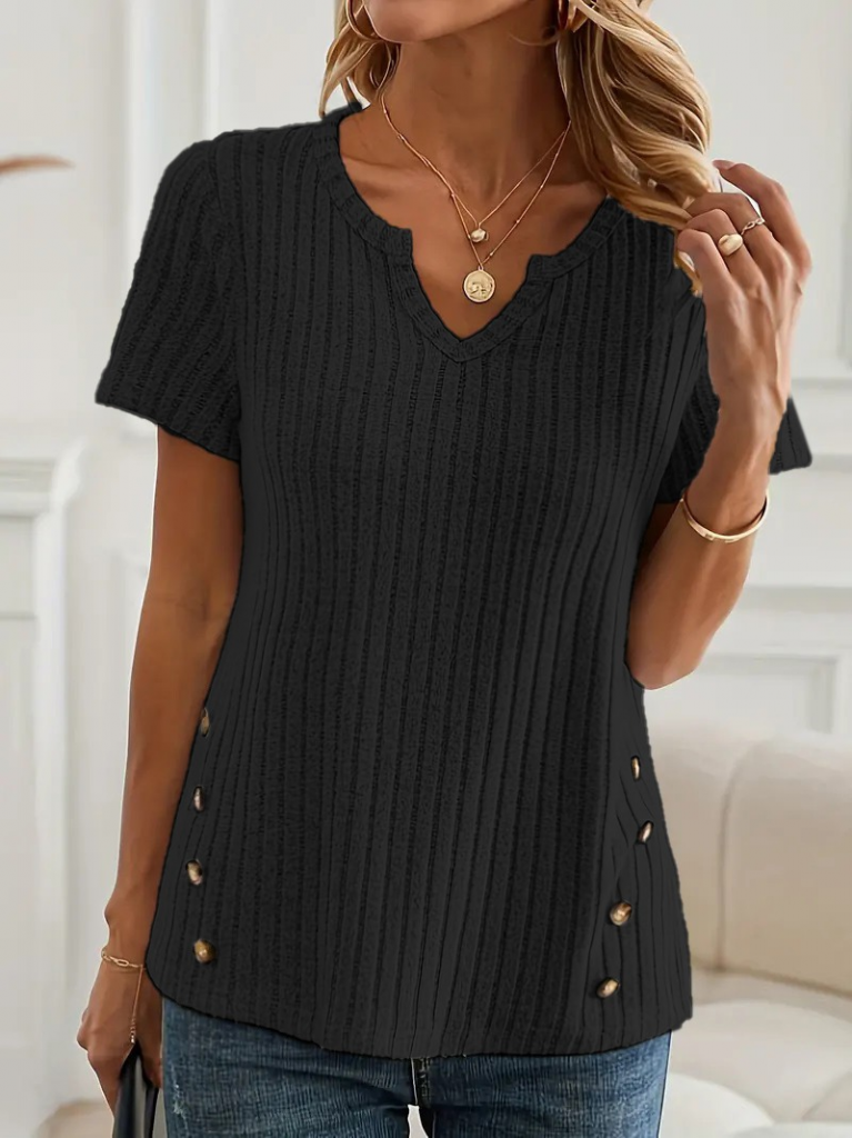 Graphite Side Button Top – Shoppers Point India